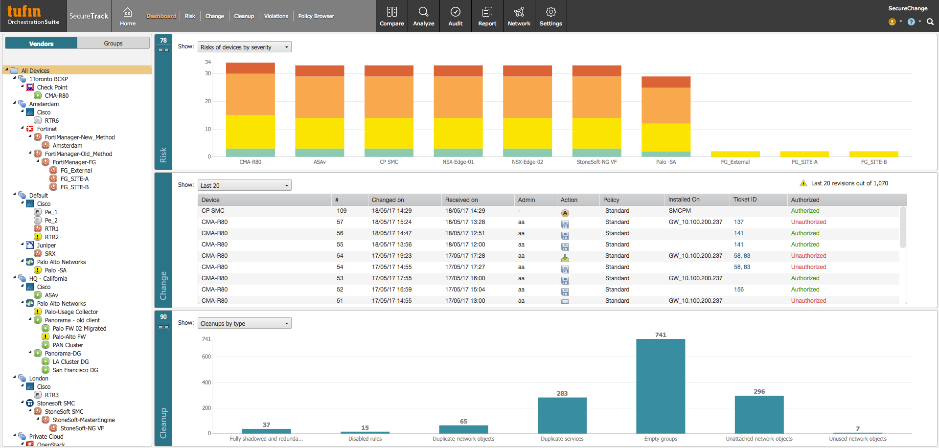 Security Policy Management | Tufin